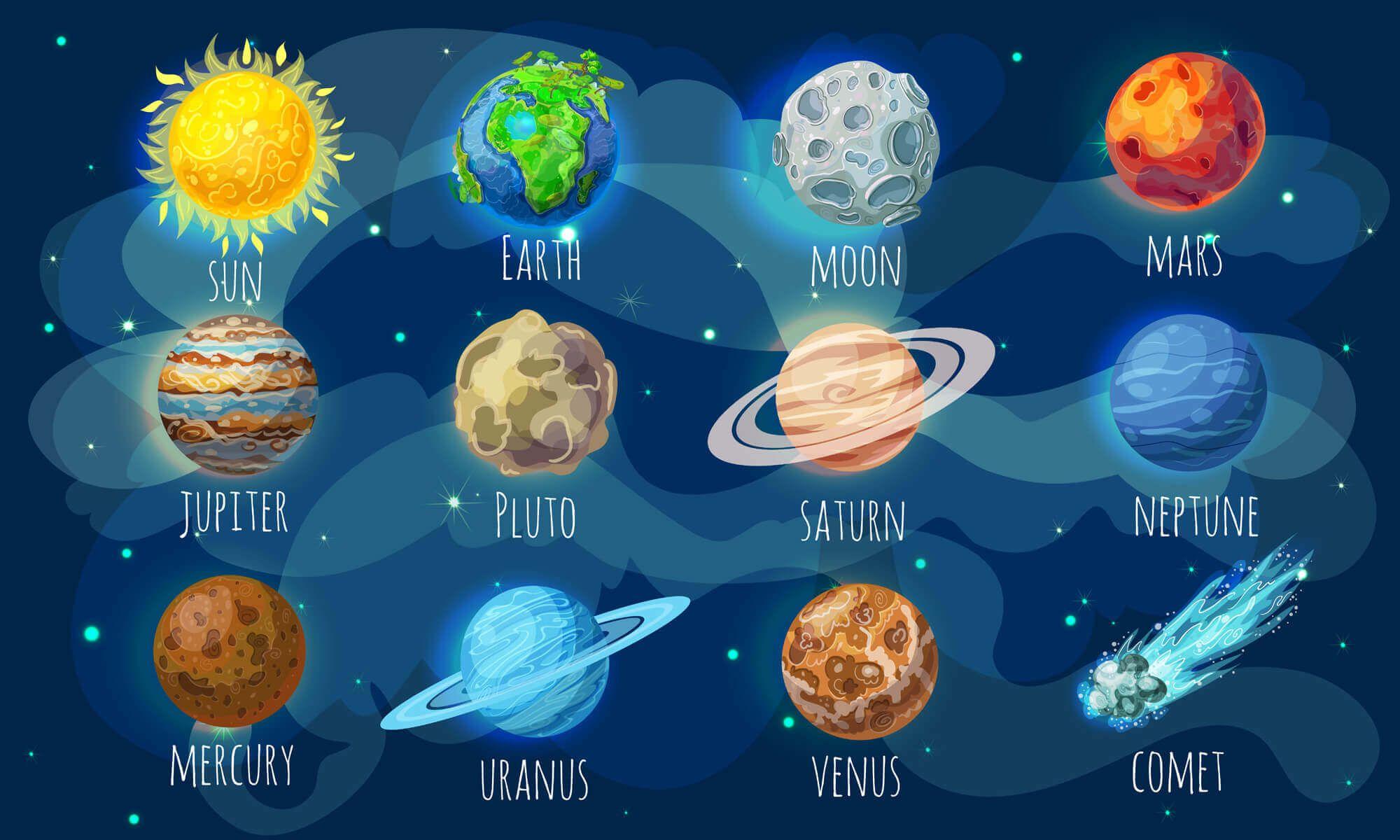 Cartoon Planets Wallpapers - Top Free Cartoon Planets Backgrounds ...