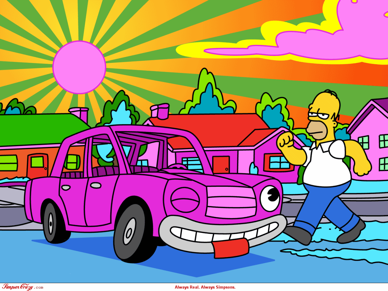 Trippy Simpsons Wallpapers - Top Free Trippy Simpsons Backgrounds ...