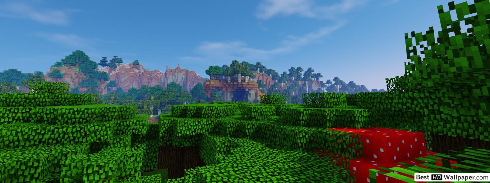 Minecraft Dual Screen Wallpapers - Top Free Minecraft Dual Screen ...