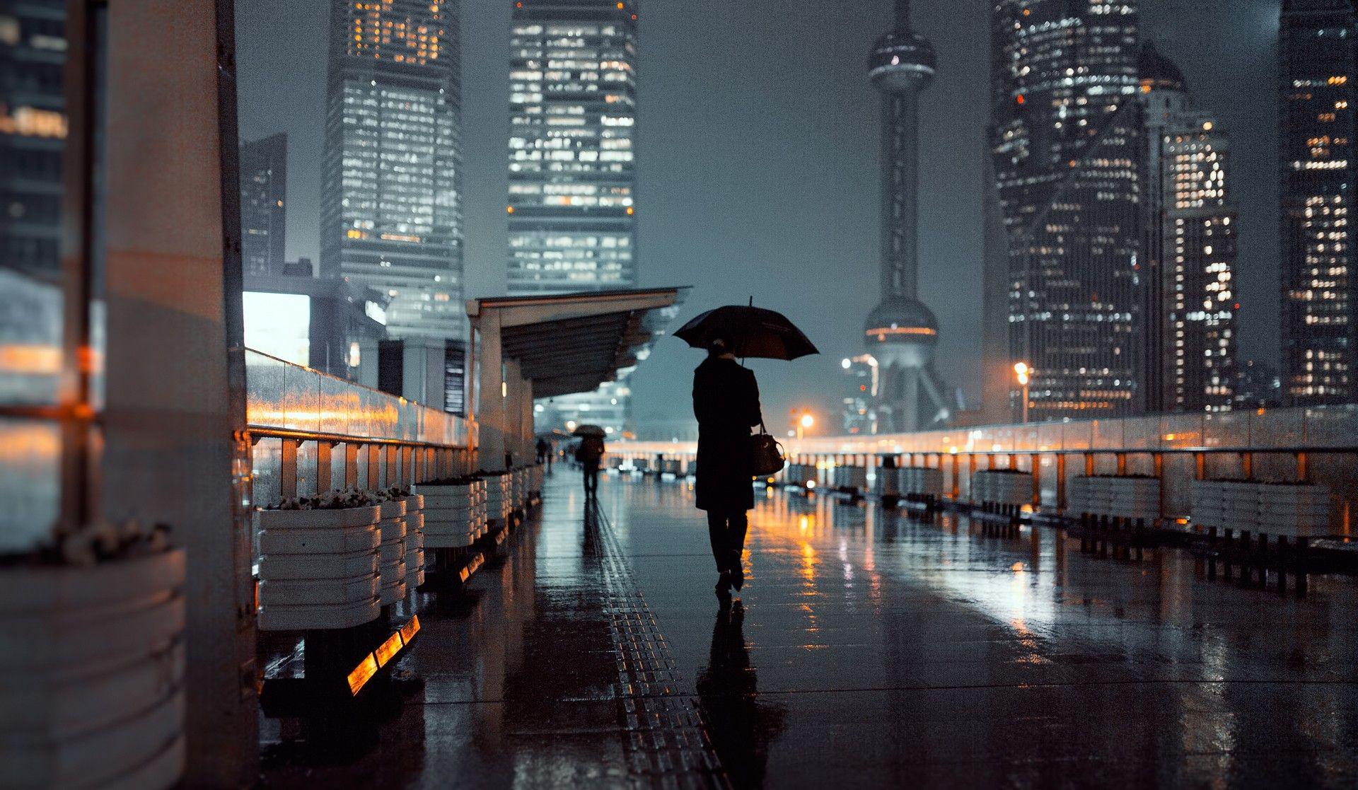 Rain City Night Wallpapers - Top Free Rain City Night Backgrounds ...