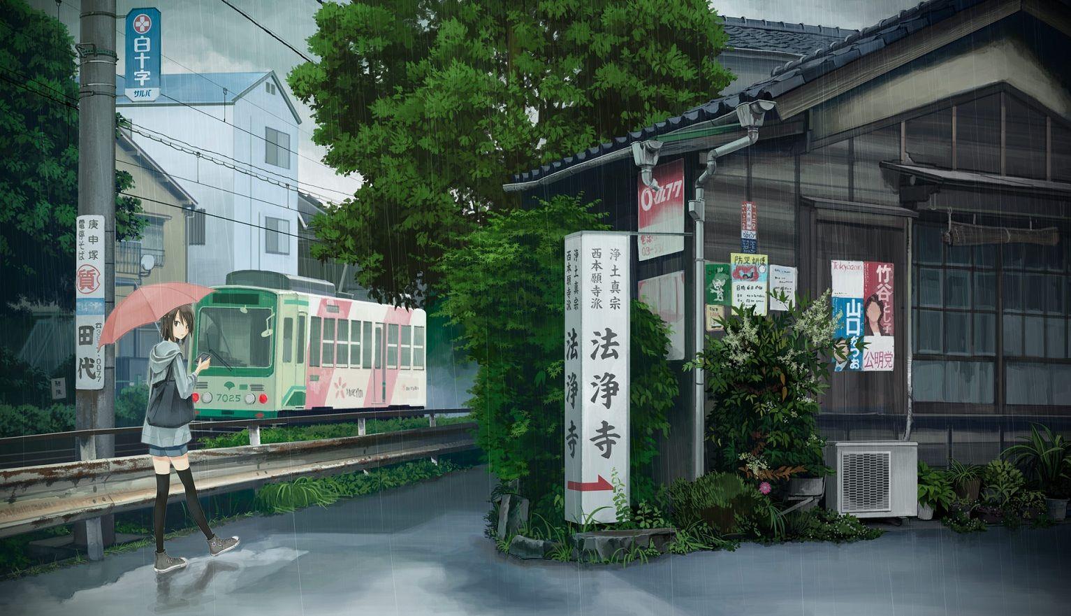 Japan Anime Scenery Wallpapers - Top Free Japan Anime Scenery ...