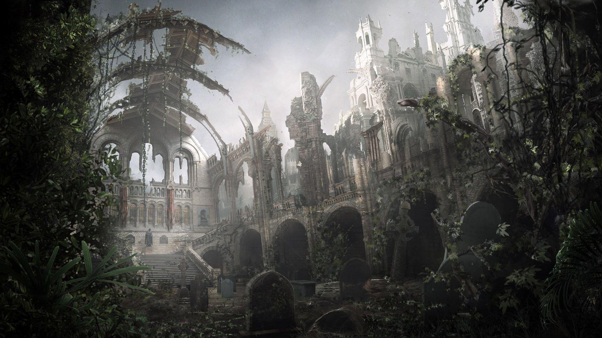 Gothic Graveyard Wallpapers - Top Free Gothic Graveyard Backgrounds ...