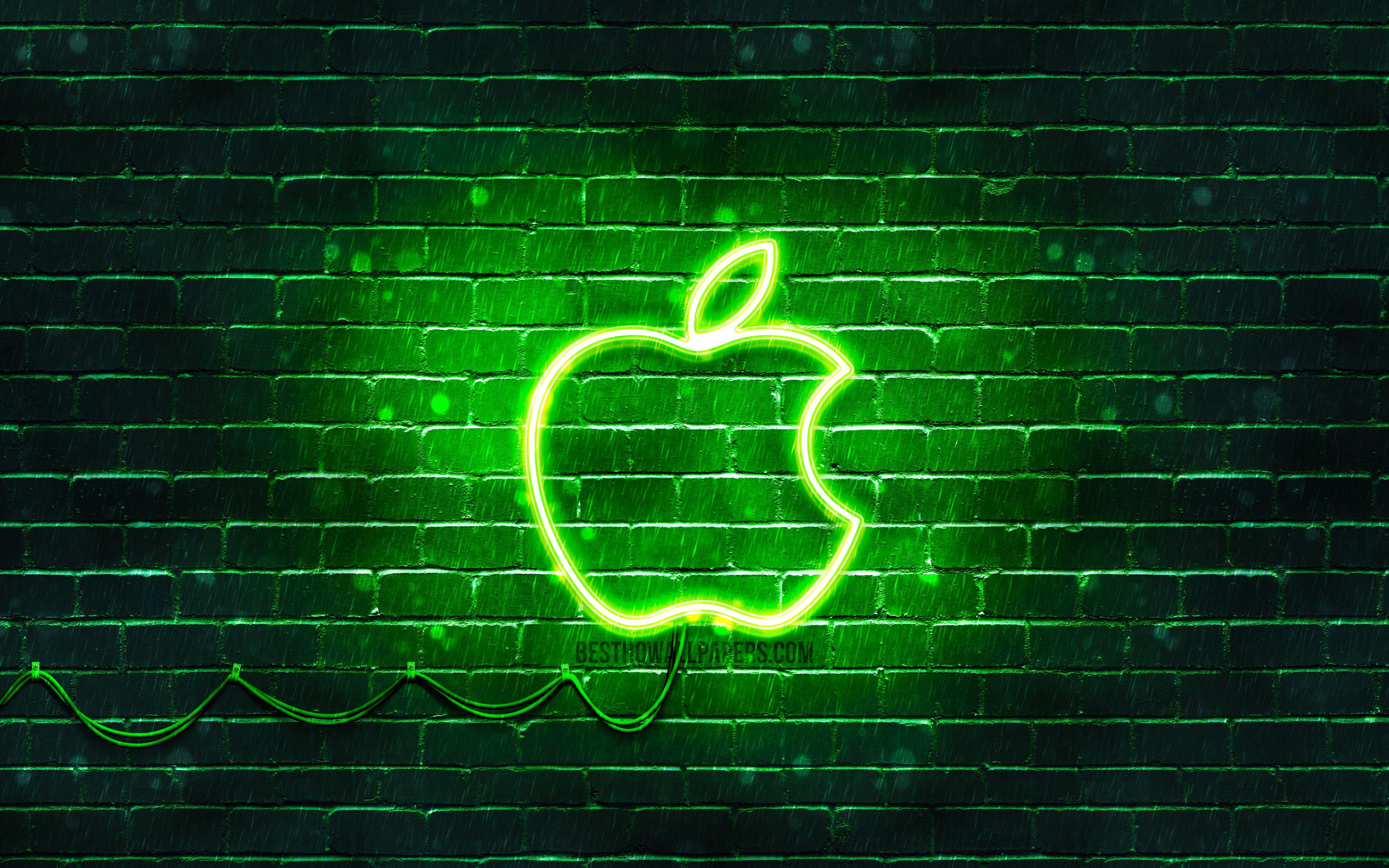 Neon Apple Logo Wallpapers - Top Free Neon Apple Logo Backgrounds ...