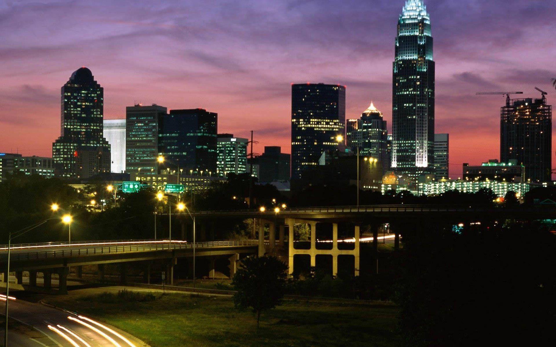 Charlotte Skyline Wallpapers - Top Free Charlotte Skyline Backgrounds ...