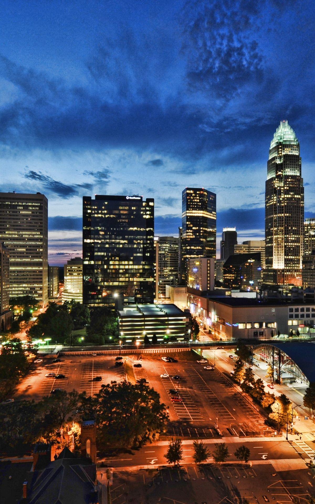 Charlotte Skyline Wallpapers - Top Free Charlotte Skyline Backgrounds ...