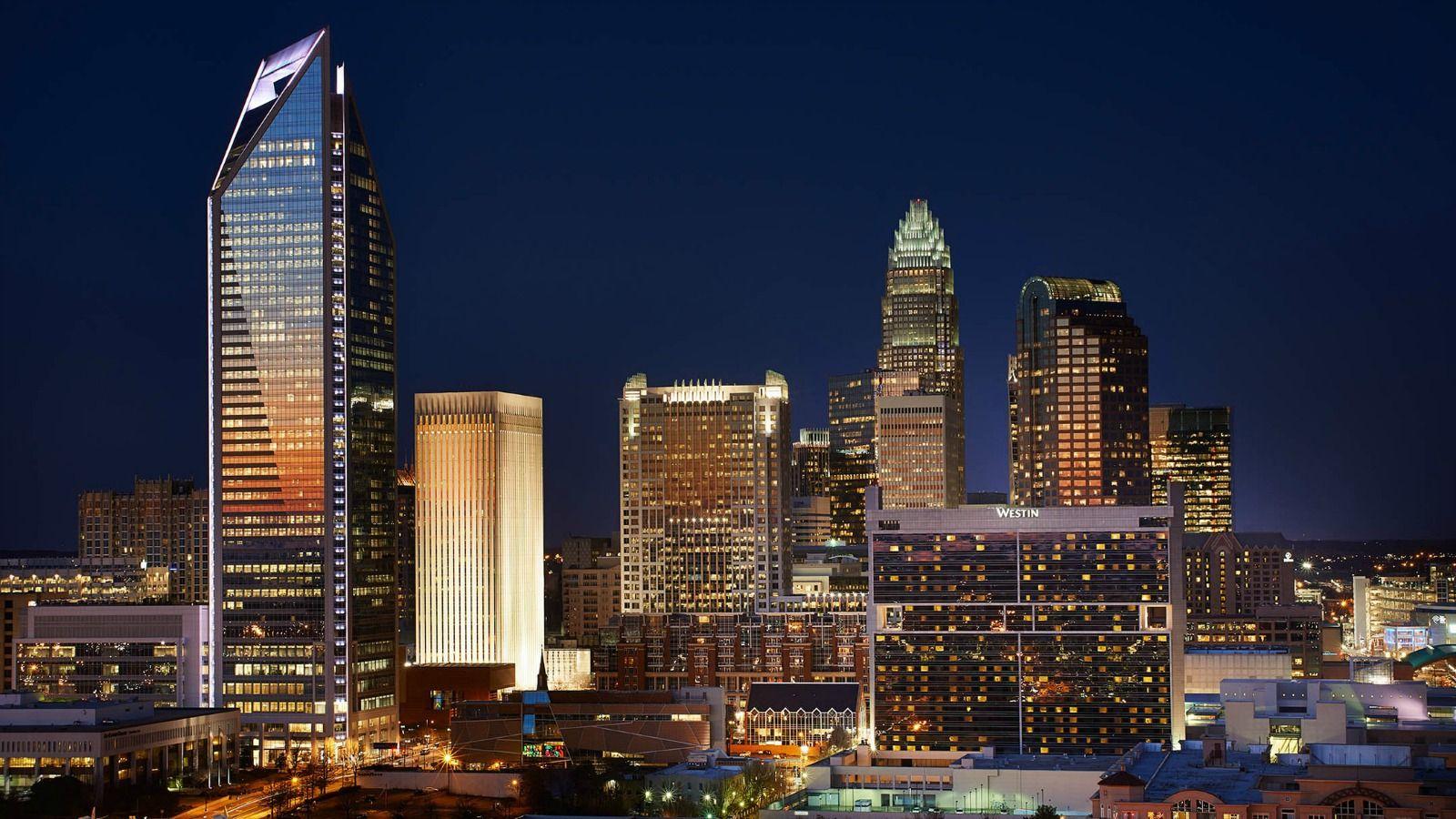 Charlotte Skyline Wallpapers - Top Free Charlotte Skyline Backgrounds ...