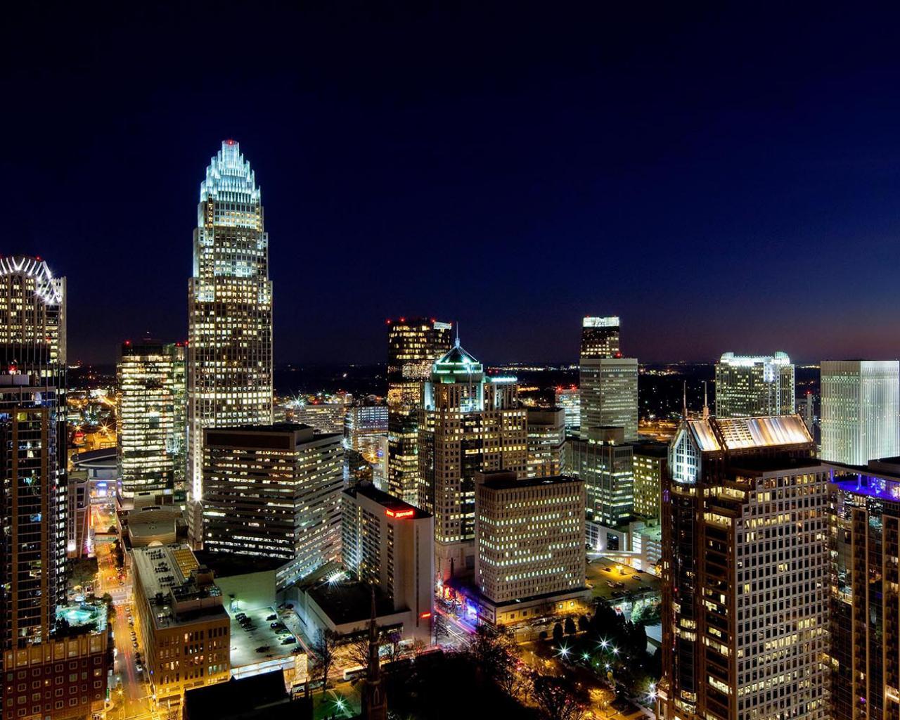 Charlotte Skyline Wallpapers - Top Free Charlotte Skyline Backgrounds ...