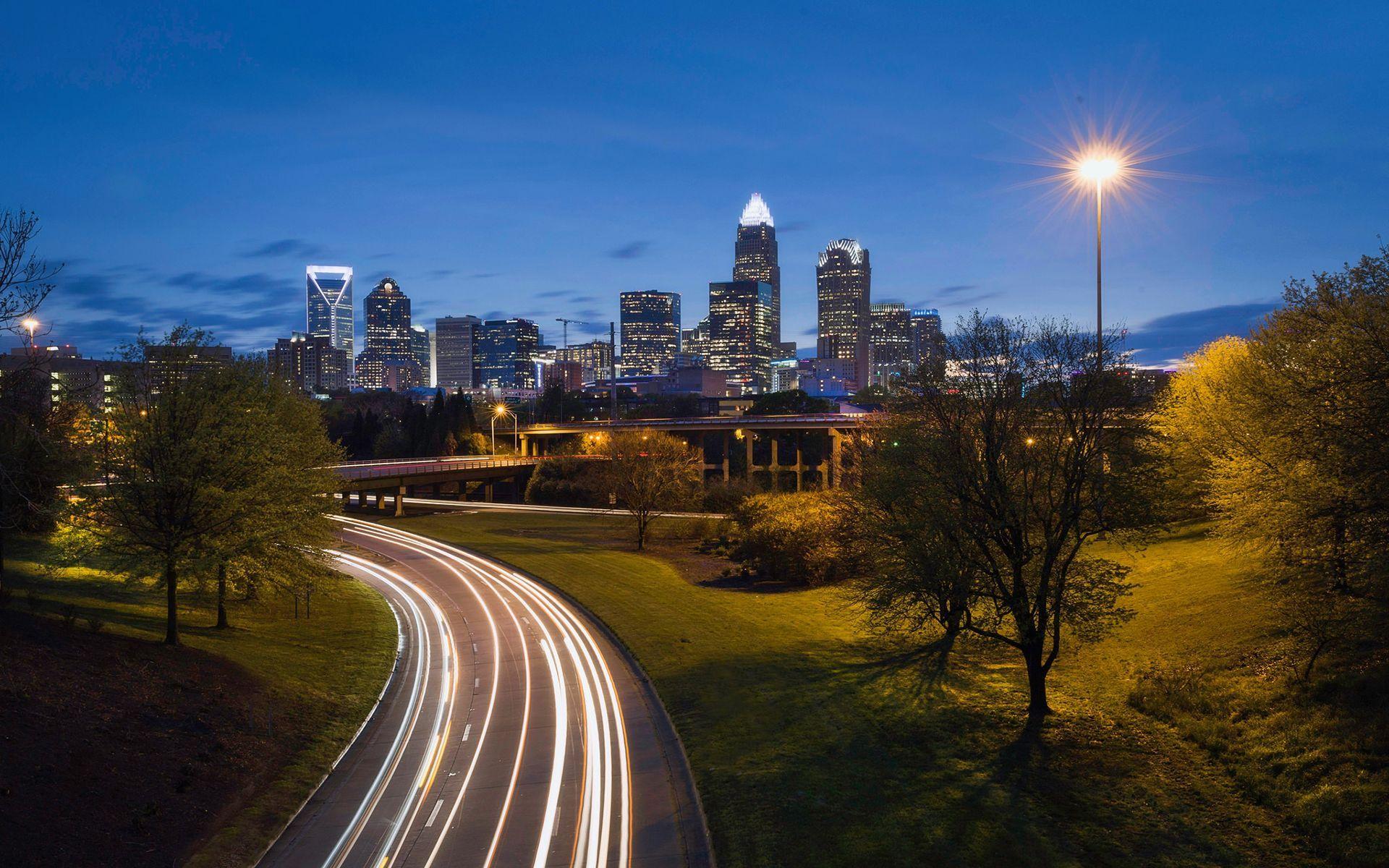 Charlotte Skyline Wallpapers - Top Free Charlotte Skyline Backgrounds ...