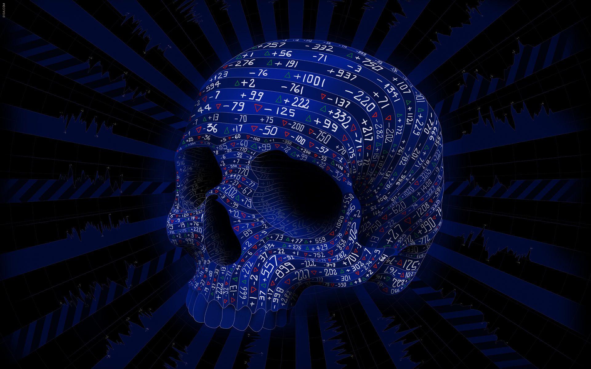 Blue Skull HD Wallpapers - Top Free Blue Skull HD Backgrounds ...