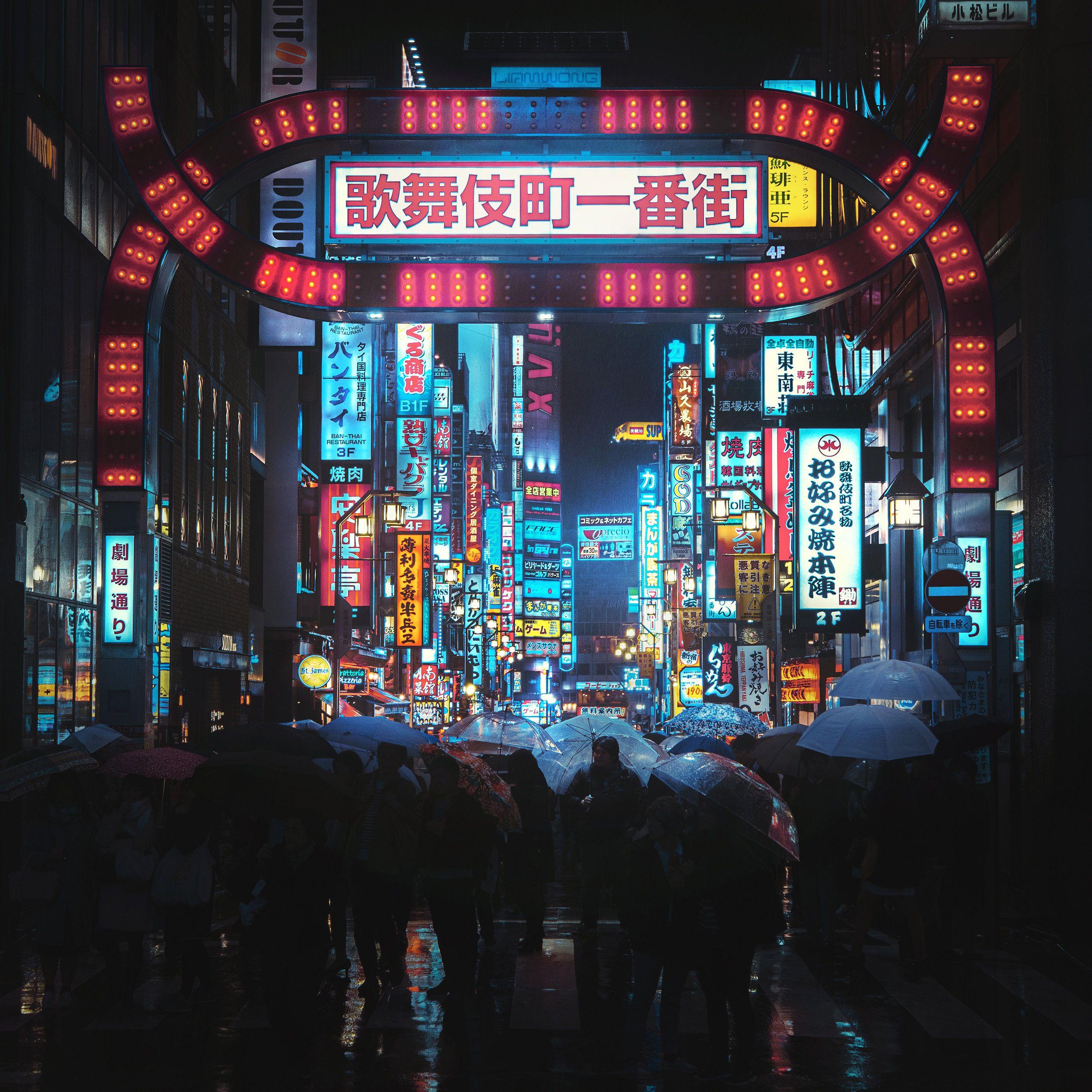 Neon Tokyo Phone Wallpapers - Top Free Neon Tokyo Phone Backgrounds ...