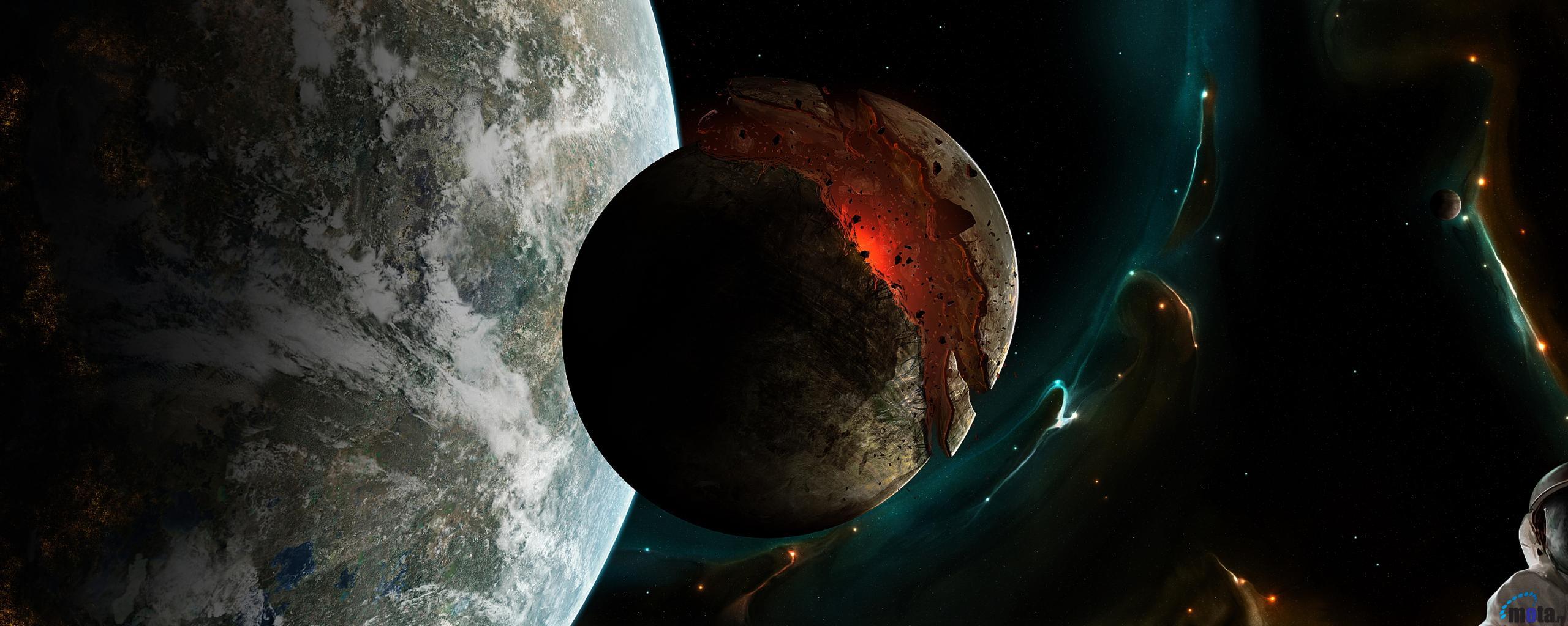 Moon Dual Monitor Wallpapers - Top Free Moon Dual Monitor Backgrounds ...