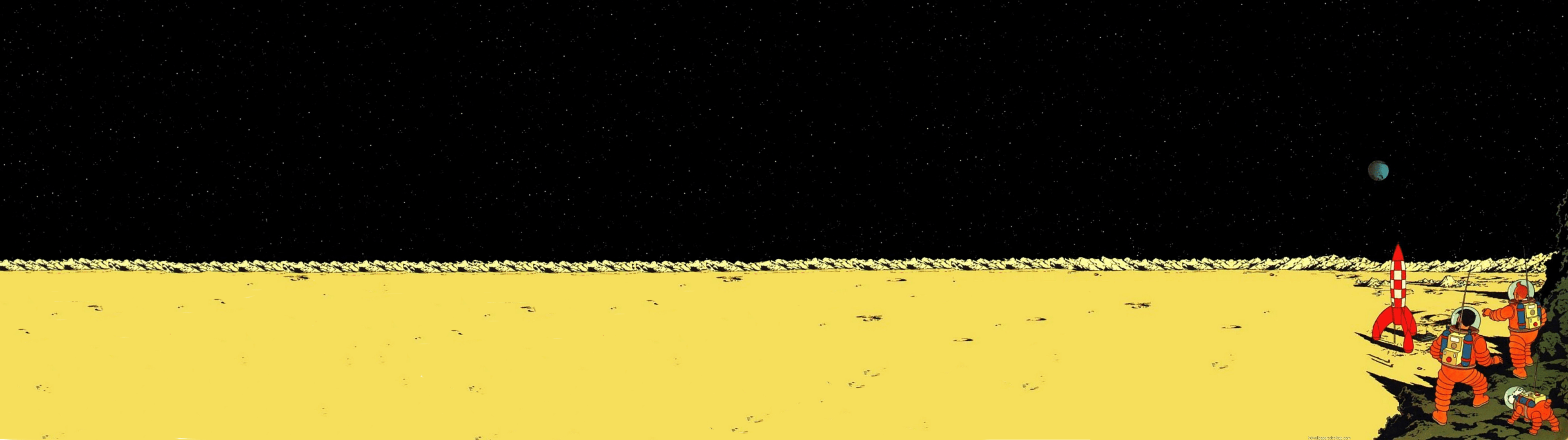 Moon Dual Monitor Wallpapers - Top Free Moon Dual Monitor Backgrounds ...