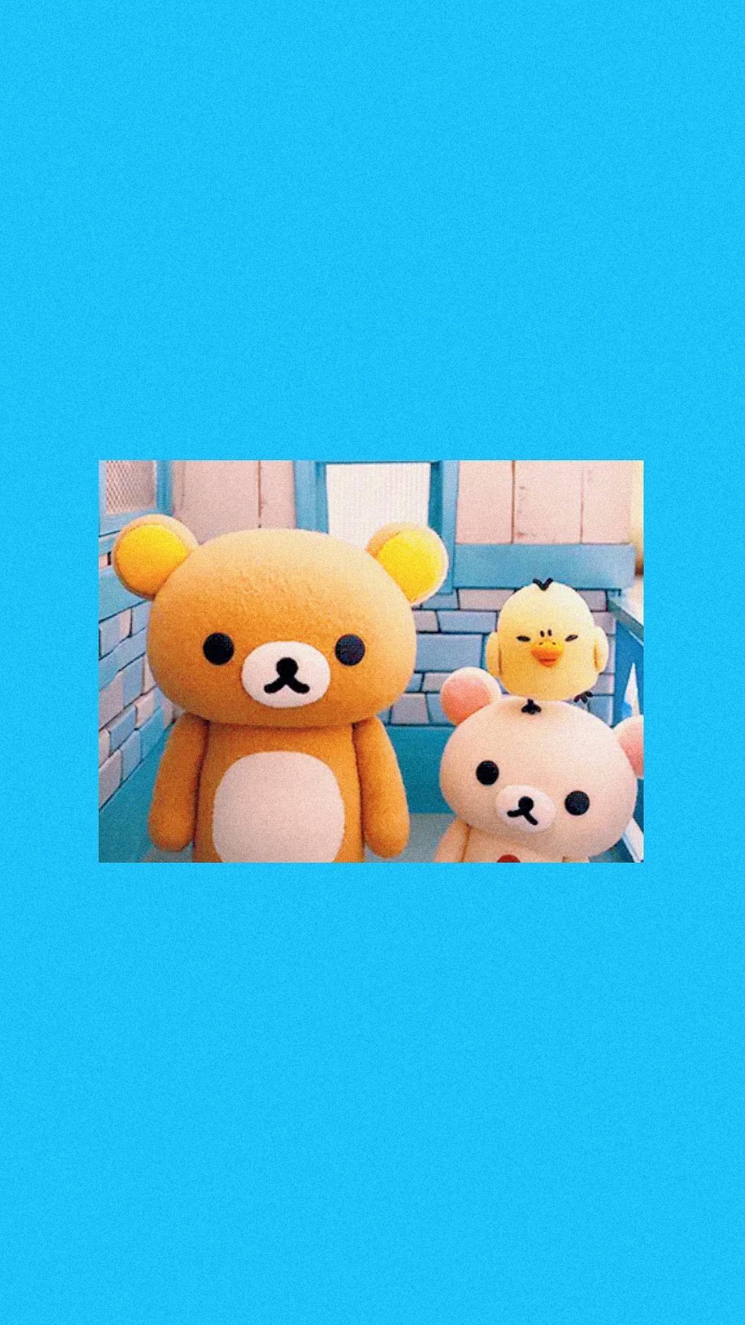 Rilakkuma Blue Wallpapers - Top Free Rilakkuma Blue Backgrounds ...