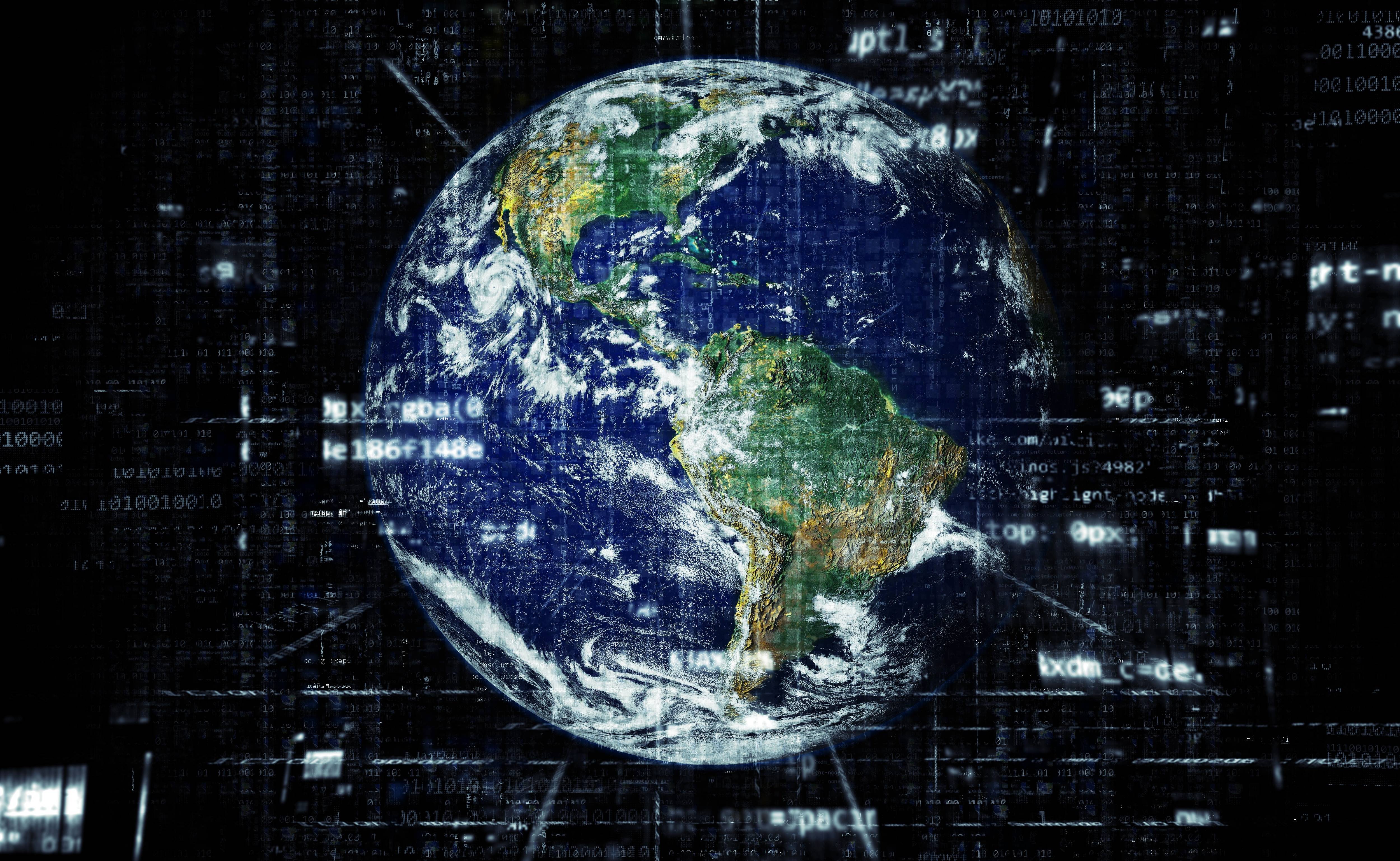 Cyber Earth Wallpapers - Top Free Cyber Earth Backgrounds - WallpaperAccess
