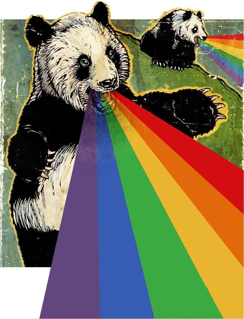 Rainbow Panda Wallpapers - Top Free Rainbow Panda Backgrounds ...
