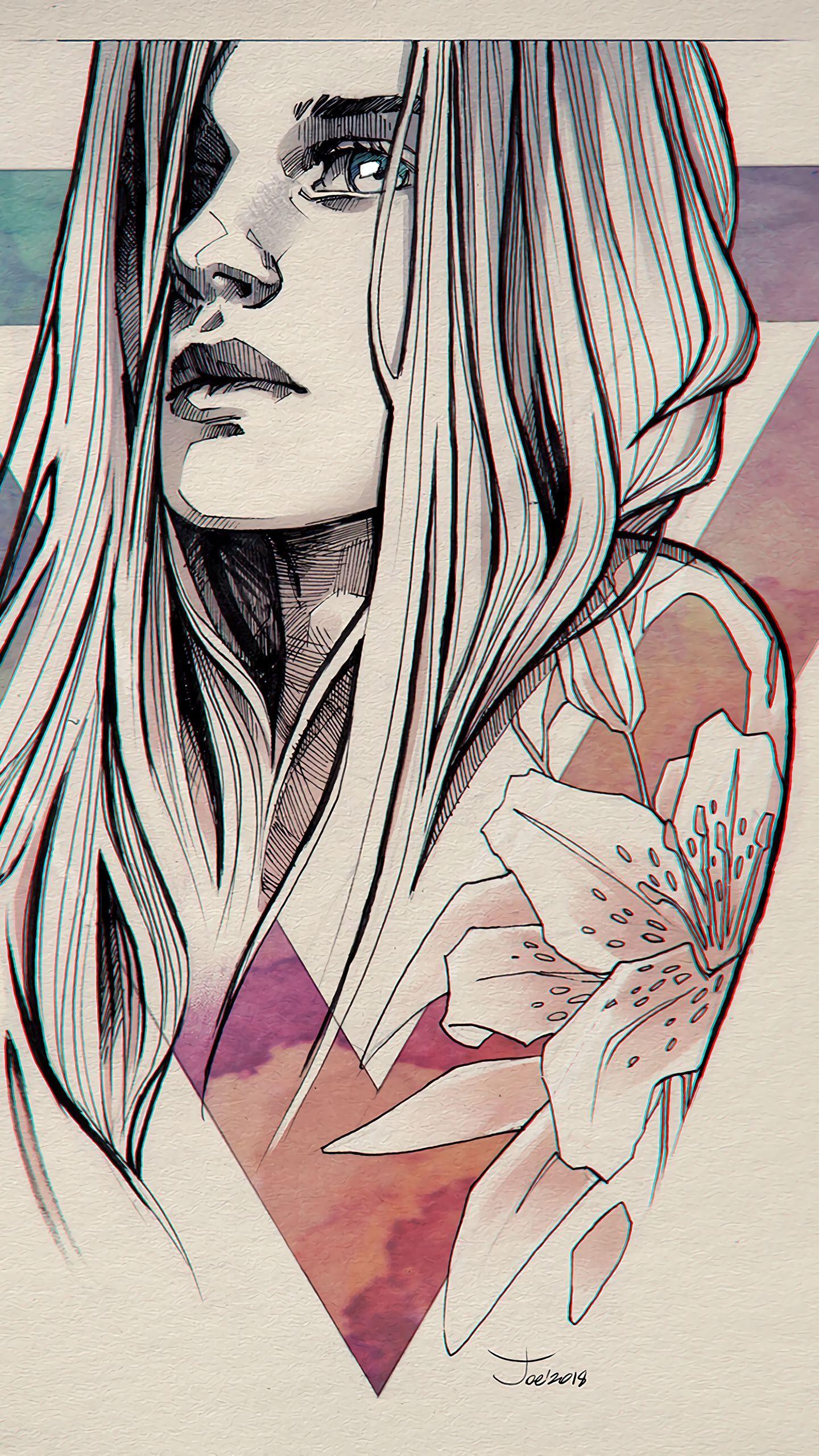 Portrait Art Wallpapers - Top Free Portrait Art Backgrounds ...