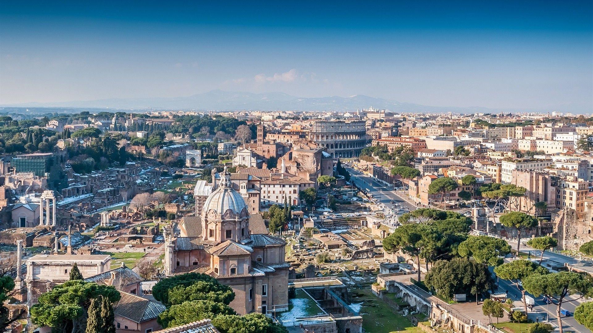 Rome Skyline Wallpapers - Top Free Rome Skyline Backgrounds ...