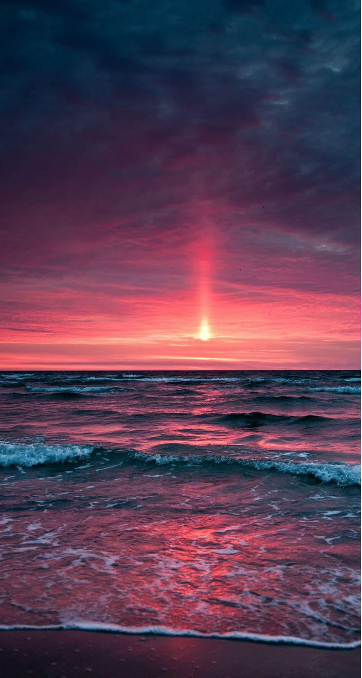 Ocean Sunset Phone Wallpapers - Top Free Ocean Sunset Phone Backgrounds ...