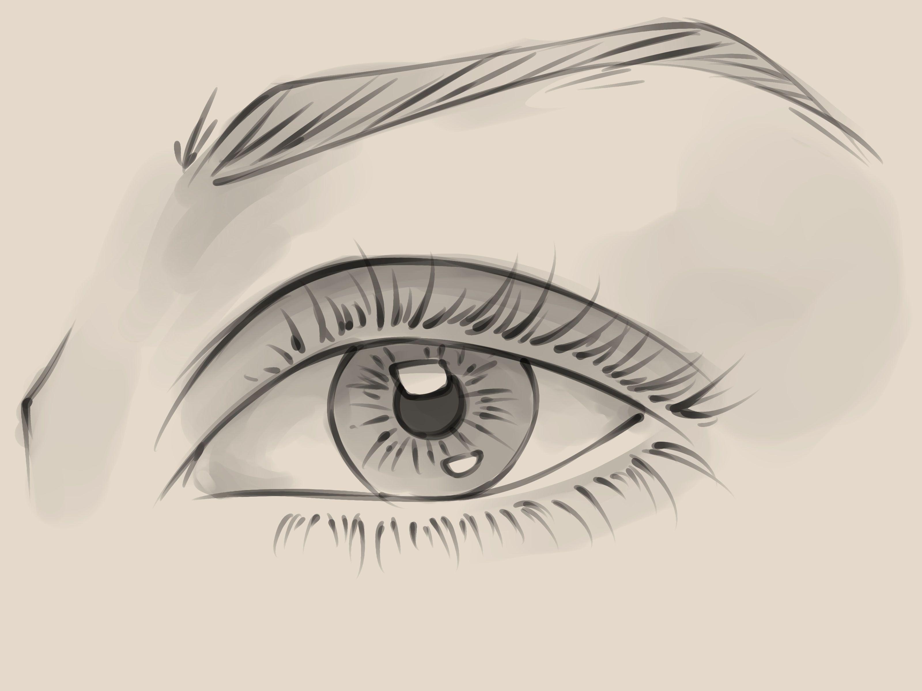 Eye Drawing Wallpapers - Top Free Eye Drawing Backgrounds - WallpaperAccess