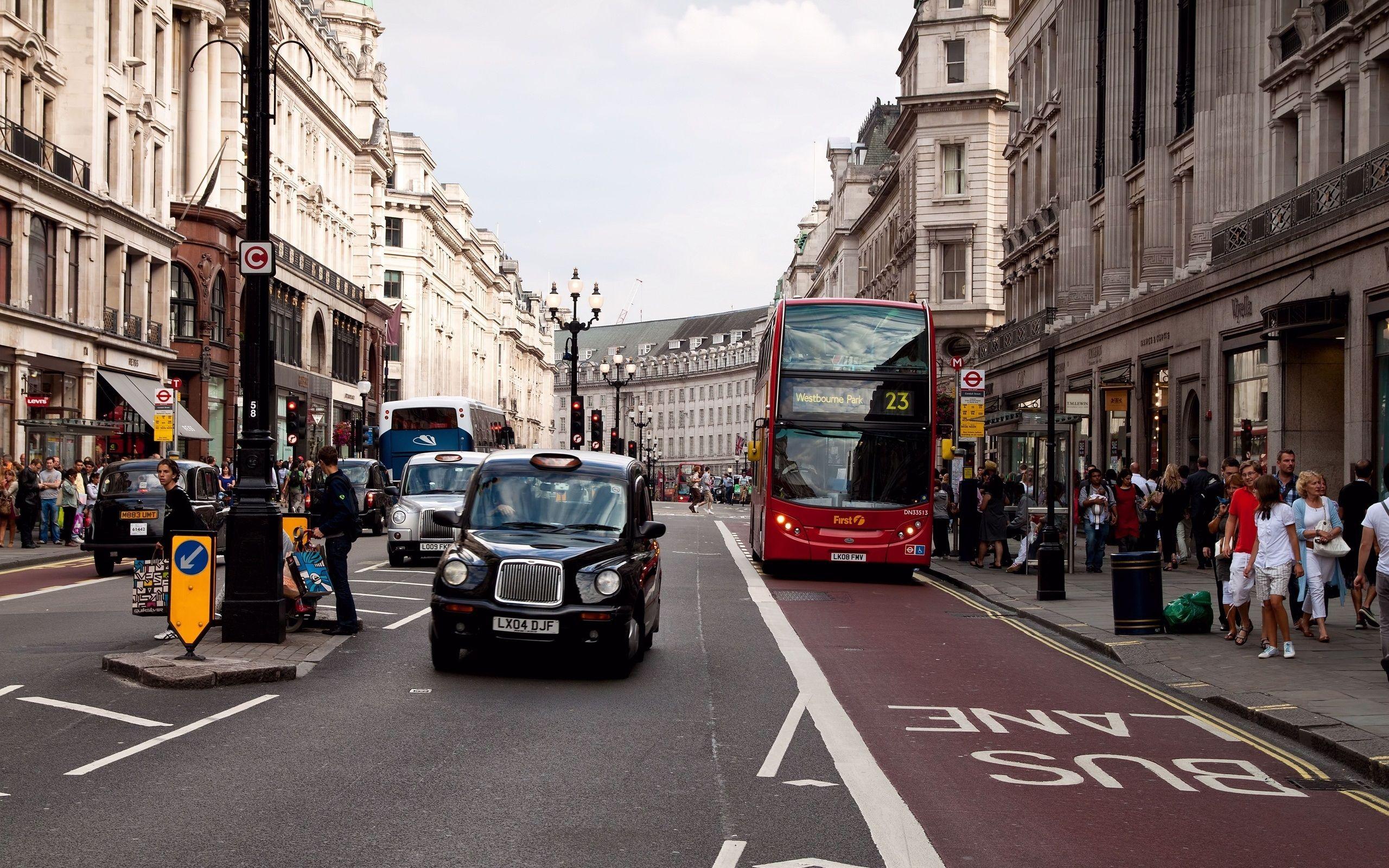 London City Street Wallpapers - Top Free London City Street Backgrounds ...