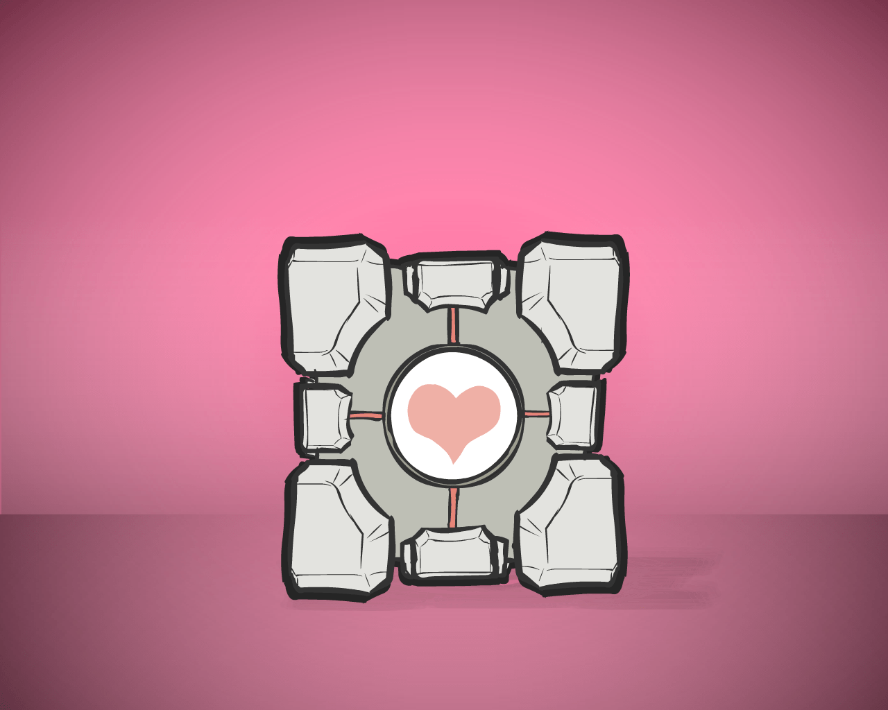 Companion Cube Wallpapers - Top Free Companion Cube Backgrounds ...