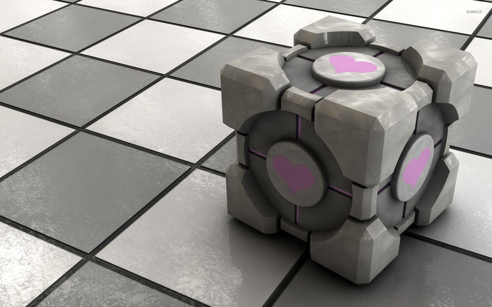 Companion Cube Wallpapers - Top Free Companion Cube Backgrounds ...