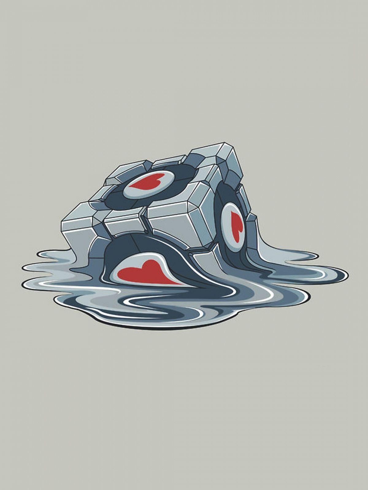 Companion Cube Wallpapers - Top Free Companion Cube Backgrounds ...