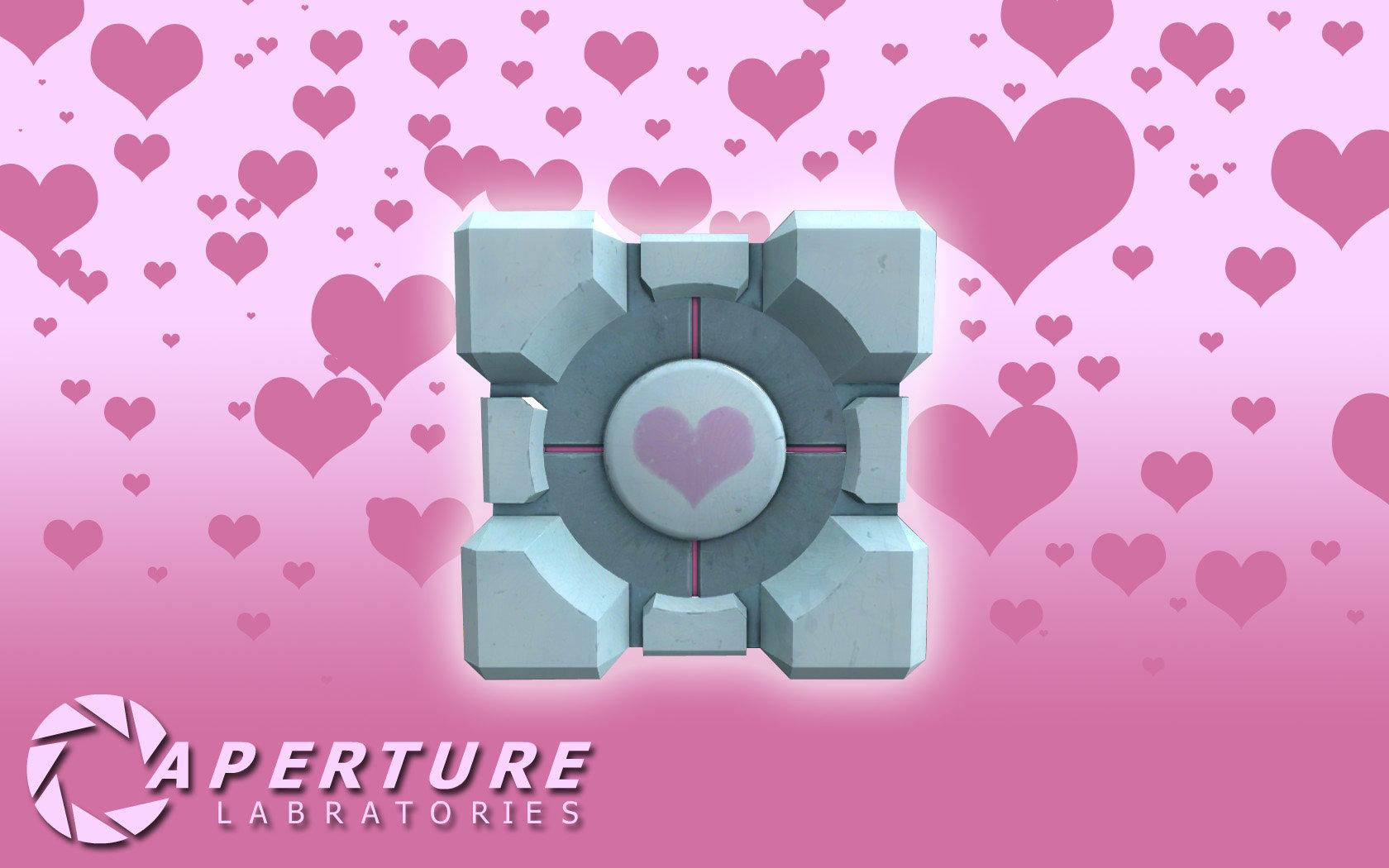 Companion Cube Wallpapers - Top Free Companion Cube Backgrounds ...