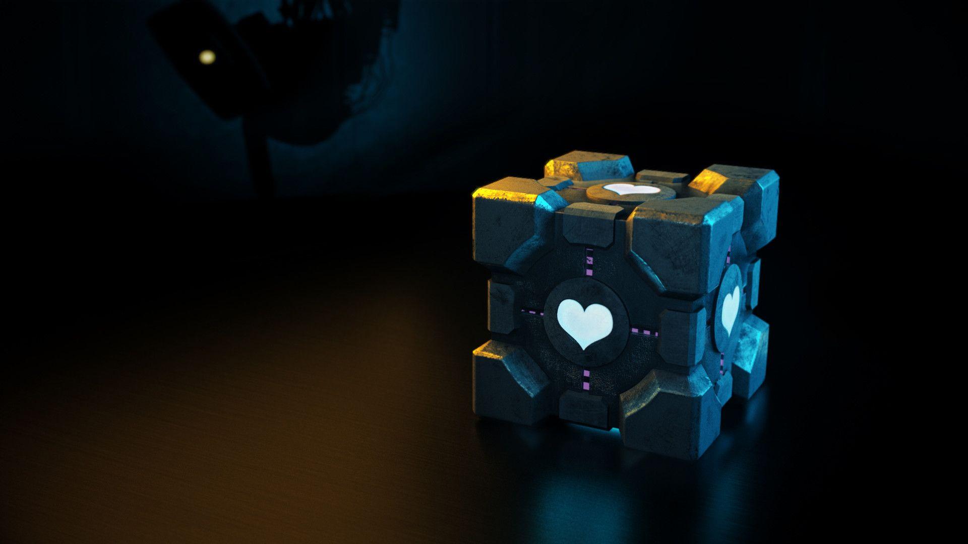 Companion Cube Wallpapers - Top Free Companion Cube Backgrounds ...