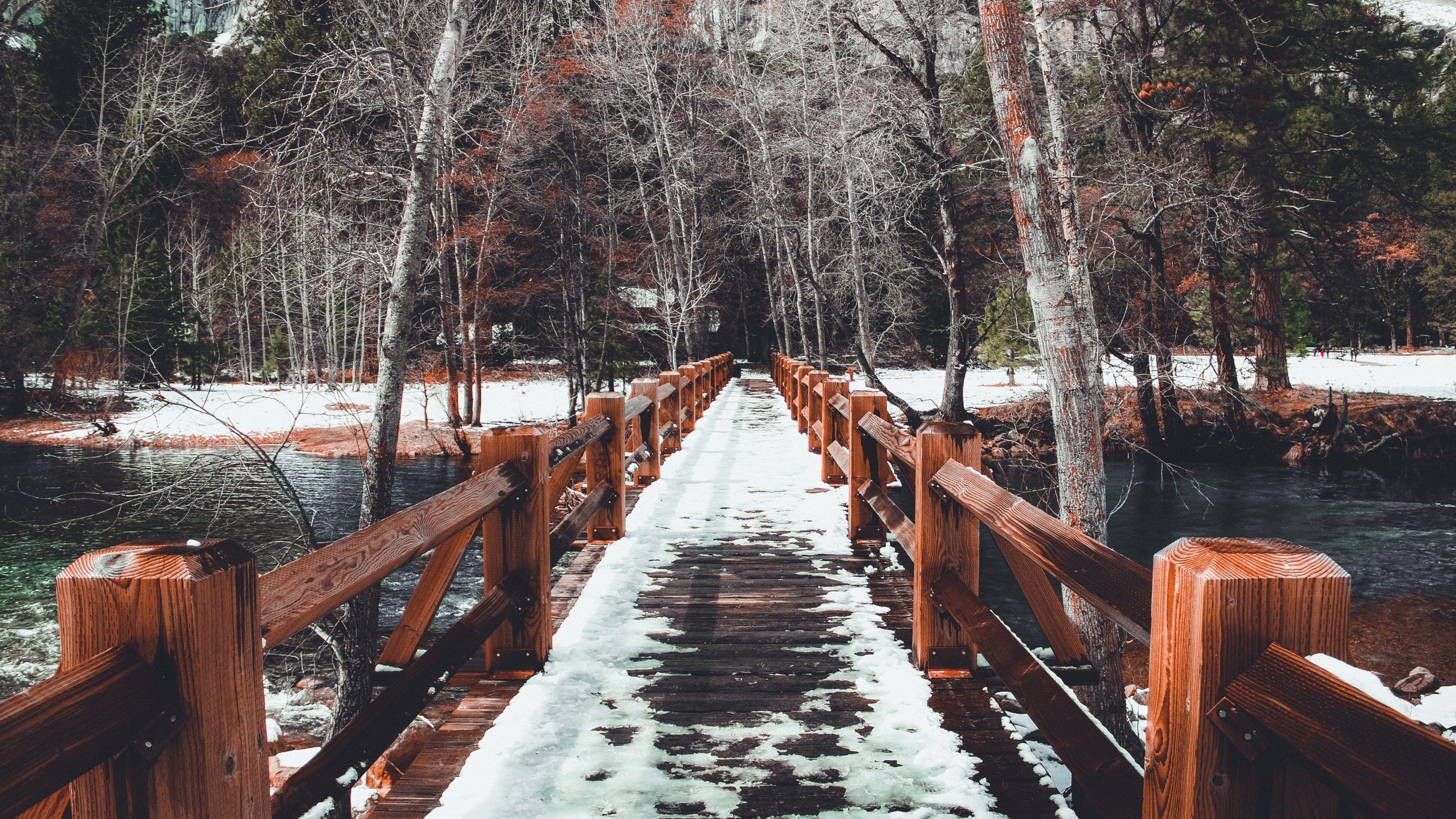Snow Bridge Wallpapers - Top Free Snow Bridge Backgrounds - WallpaperAccess