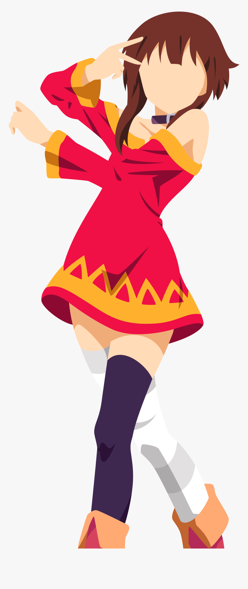 Megumin Minimalist Wallpapers - Top Free Megumin Minimalist Backgrounds ...