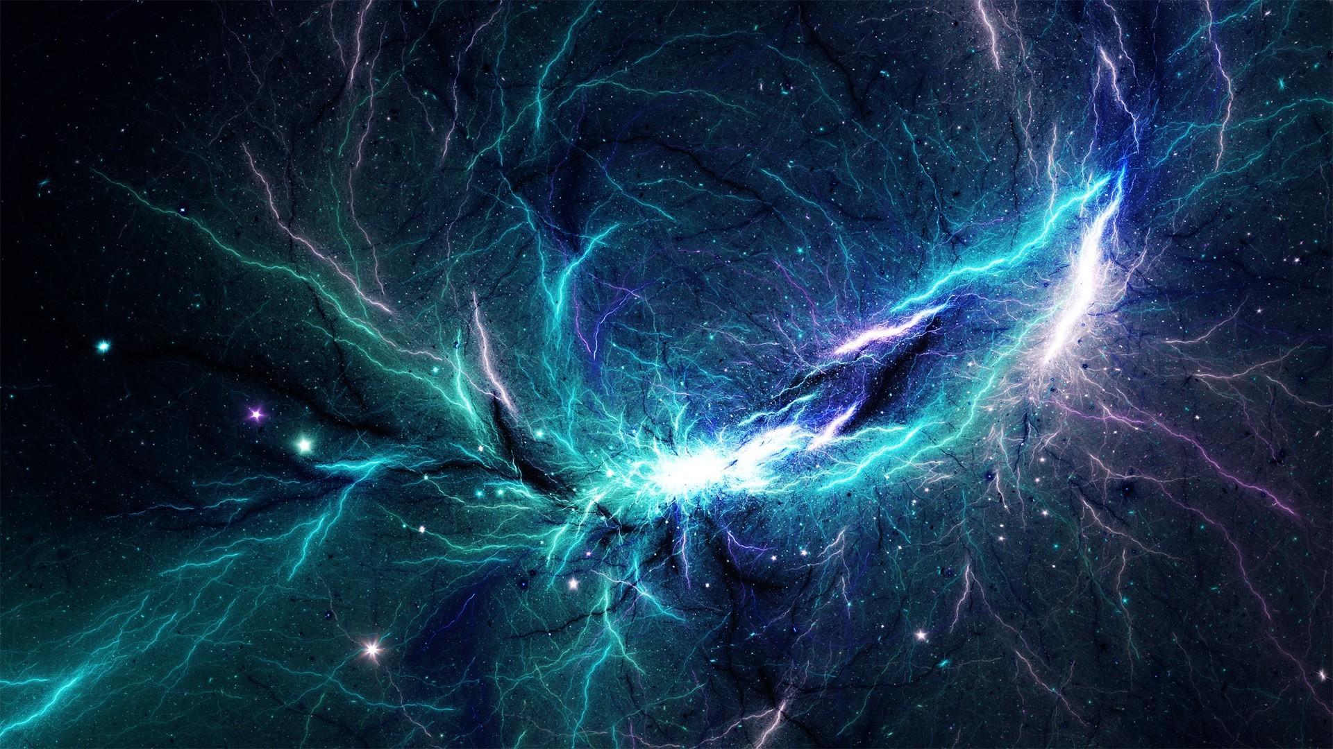 Blue Abstract Space Wallpapers - Top Free Blue Abstract Space ...