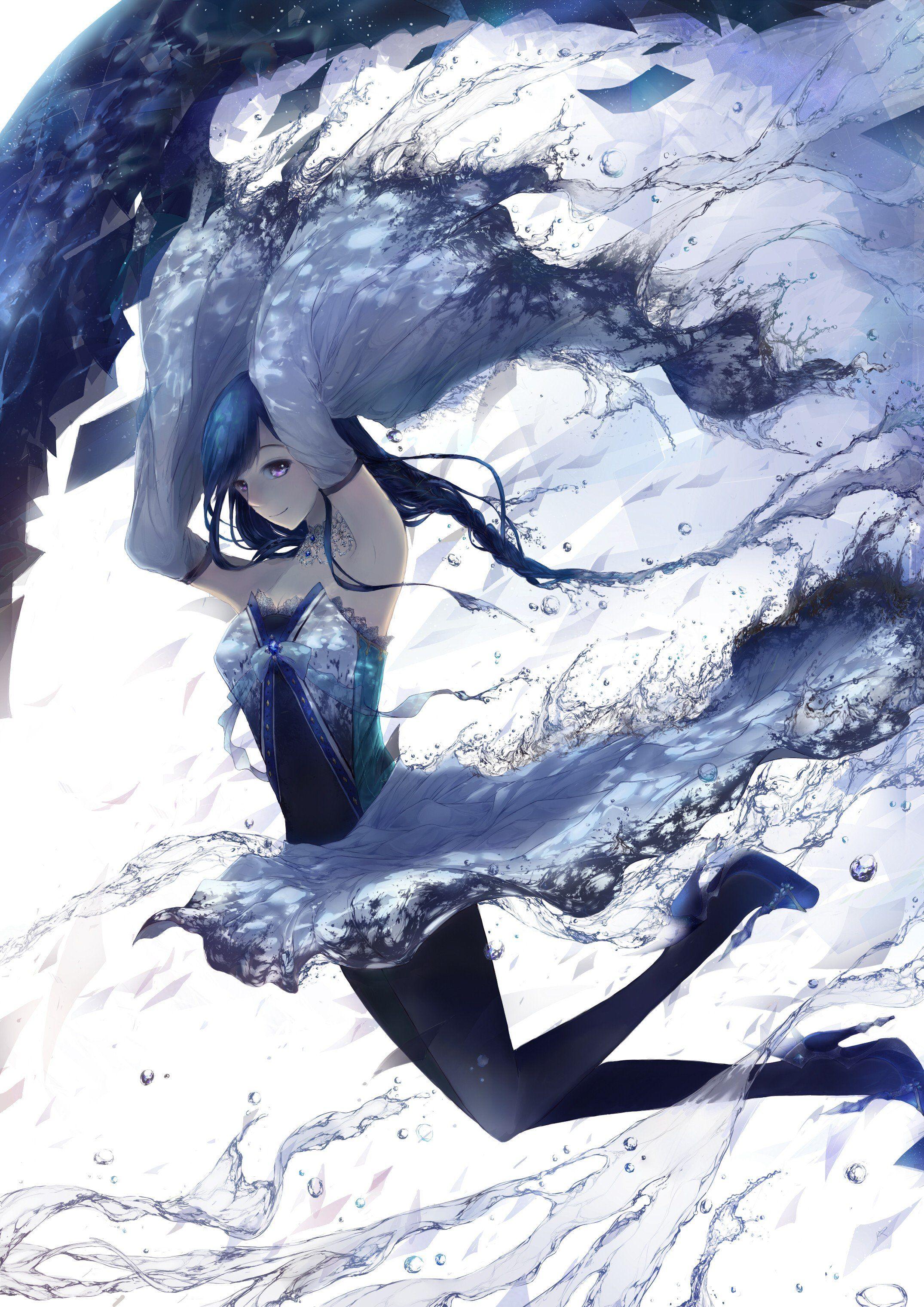 Water Anime Girl Wallpapers - Top Free Water Anime Girl Backgrounds ...