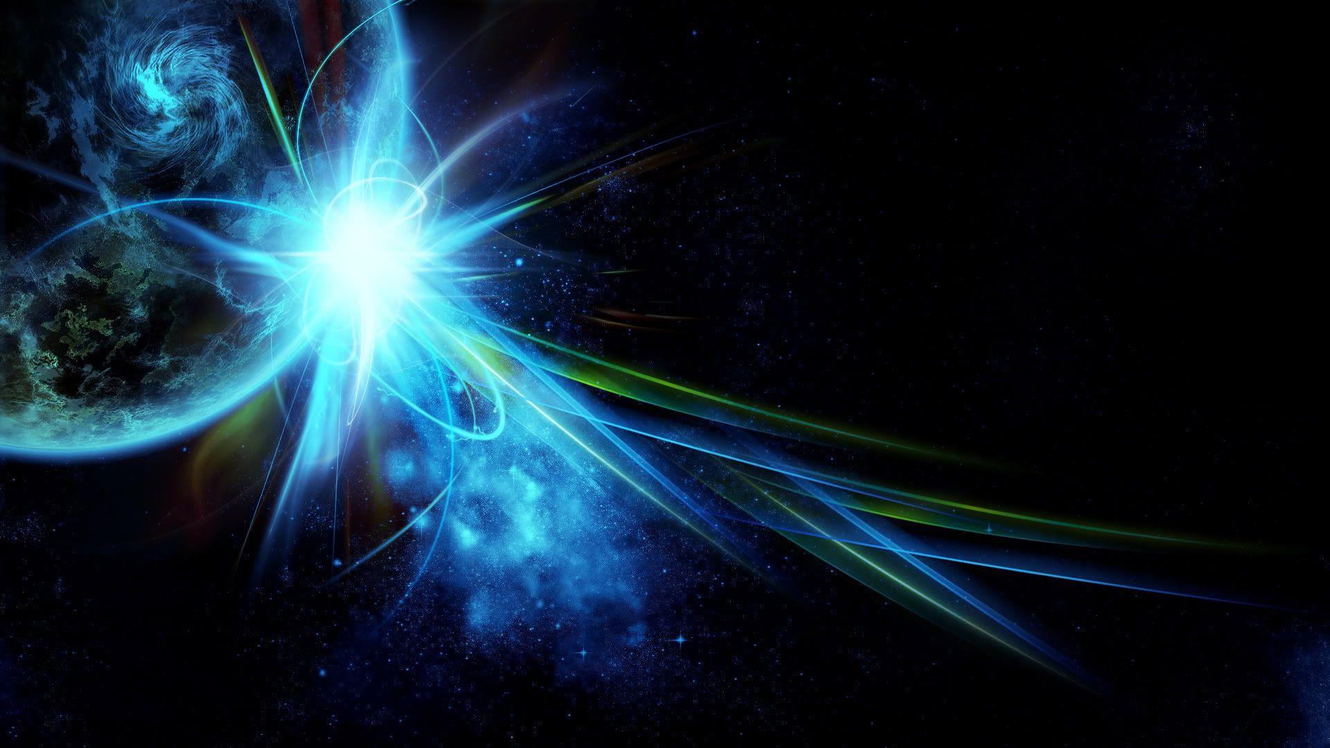 Blue Abstract Space Wallpapers - Top Free Blue Abstract Space ...