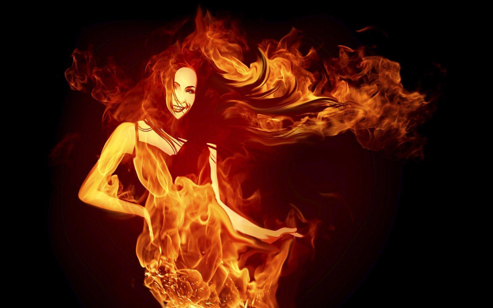 Fire Woman Wallpapers - Top Free Fire Woman Backgrounds - WallpaperAccess