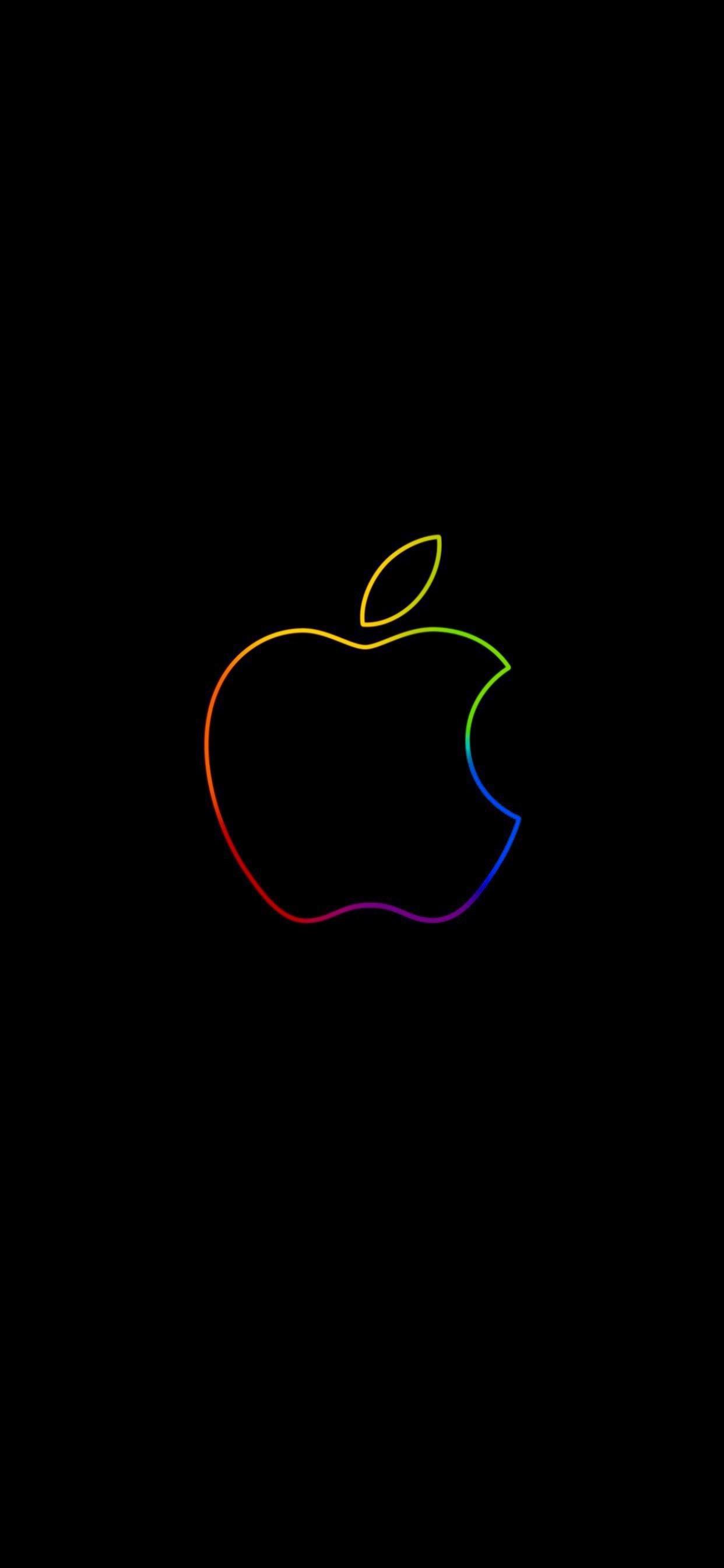 Neon Apple Logo Wallpapers - Top Free Neon Apple Logo Backgrounds ...