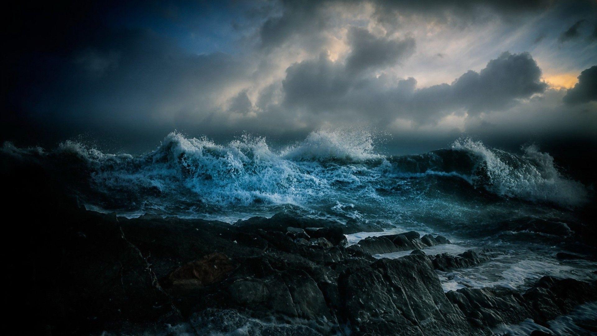 Sea Night Wallpapers - Top Free Sea Night Backgrounds - WallpaperAccess