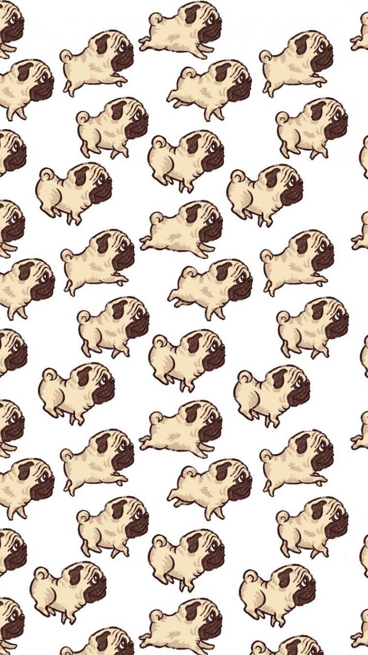 Cartoon Pug Wallpapers - Top Free Cartoon Pug Backgrounds - WallpaperAccess