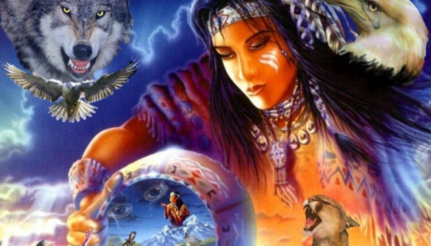Native American Wolves Wallpapers - Top Free Native American Wolves ...