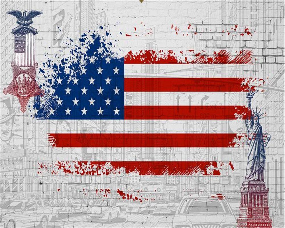 Retro American Flag Wallpapers - Top Free Retro American Flag ...