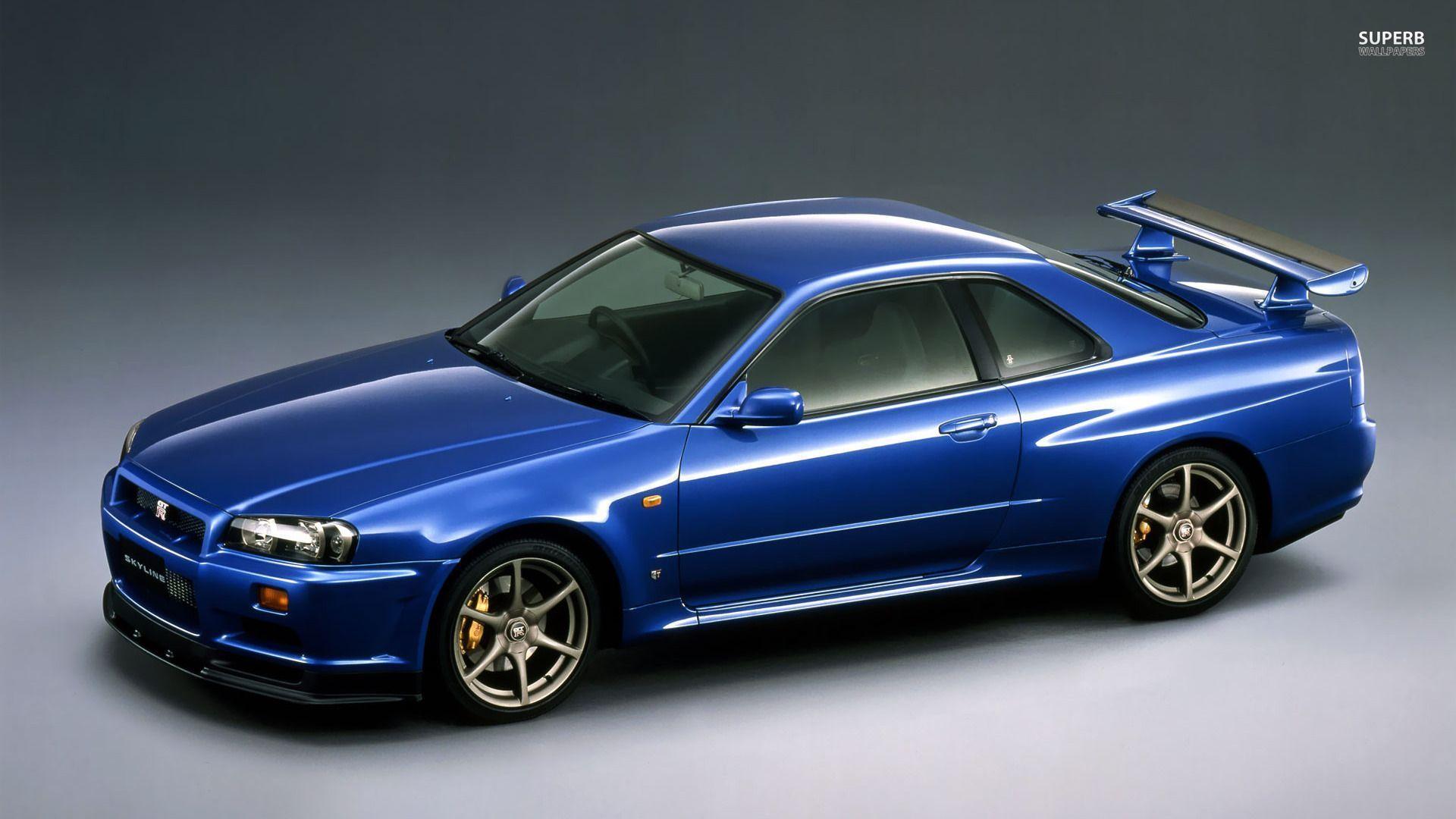 Blue Nissan Skyline R34 Wallpapers - Top Free Blue Nissan Skyline R34 ...