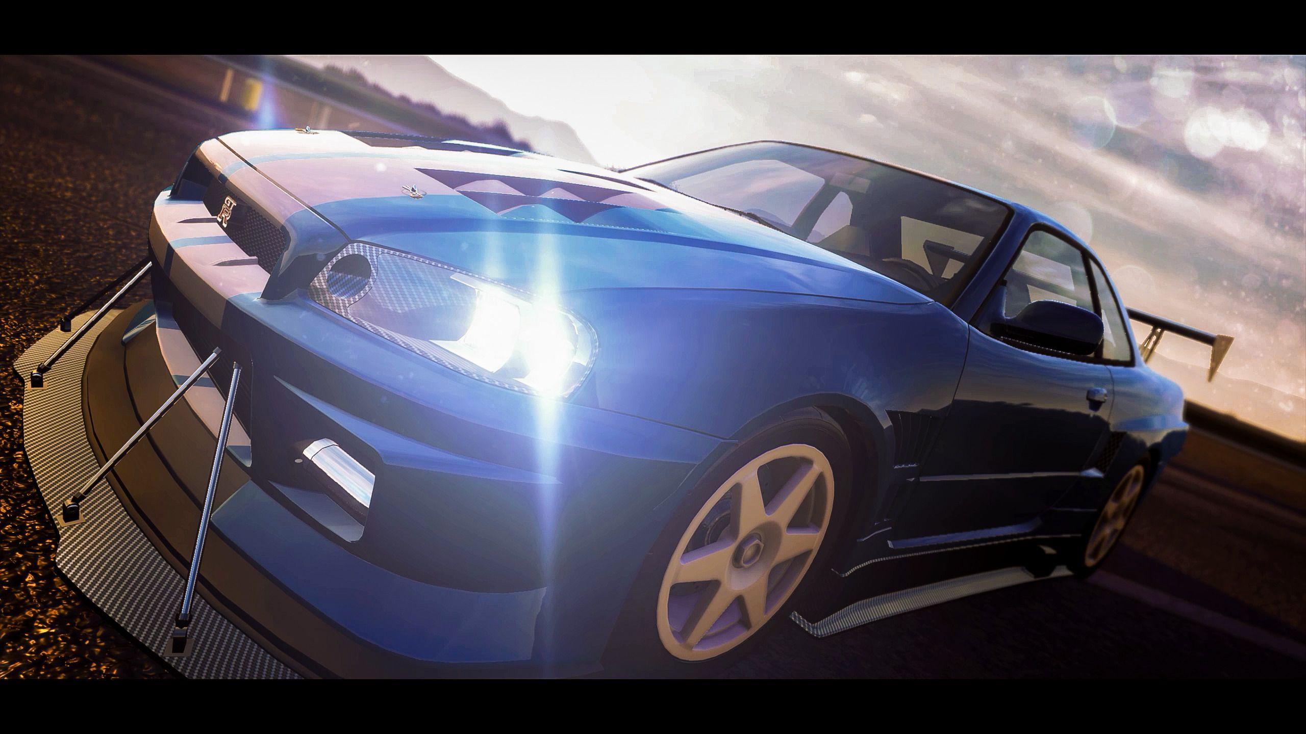 Blue Nissan Skyline R34 Wallpapers - Top Free Blue Nissan Skyline R34 ...