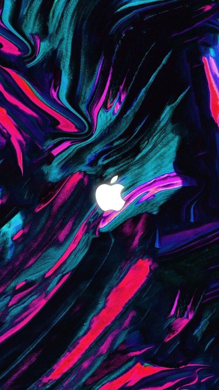 Blue Abstract Neon iPhone Wallpapers - Top Free Blue Abstract Neon ...