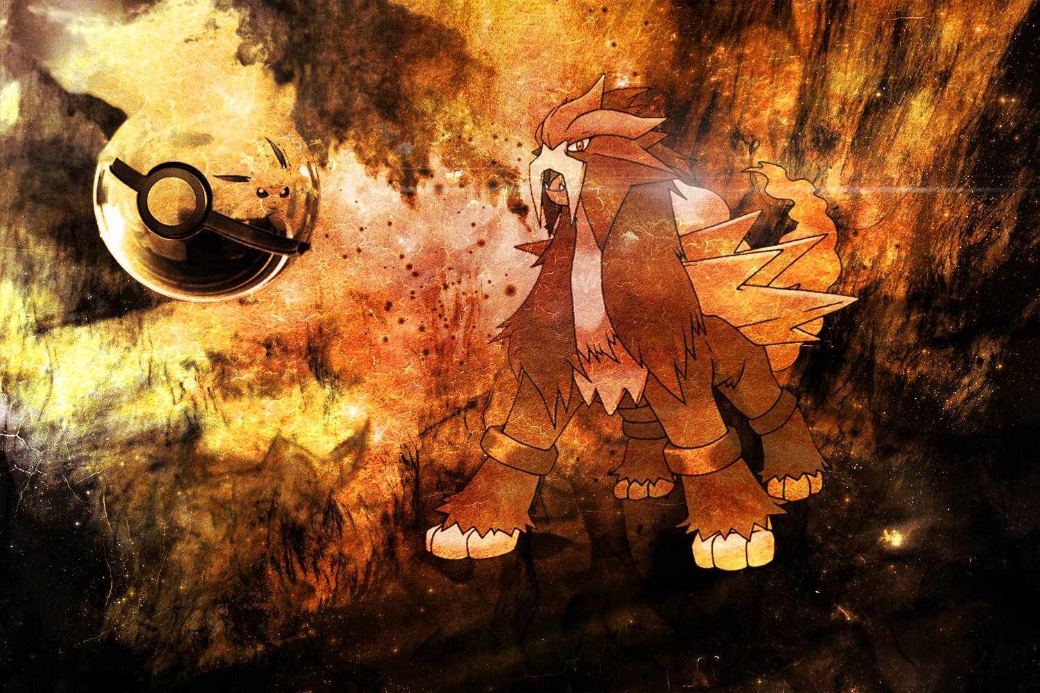 Entei Pokémon Wallpapers - Top Free Entei Pokémon Backgrounds ...
