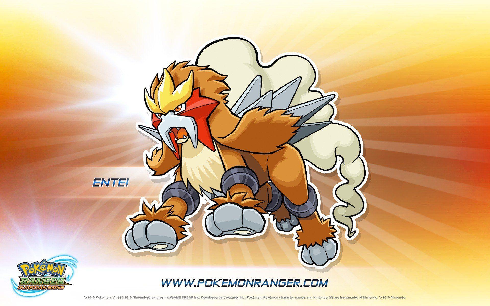Entei Pokémon Wallpapers - Top Free Entei Pokémon Backgrounds ...