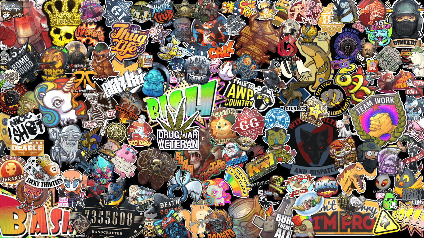 Stickerbomb Wallpapers - Top Free Stickerbomb Backgrounds - WallpaperAccess