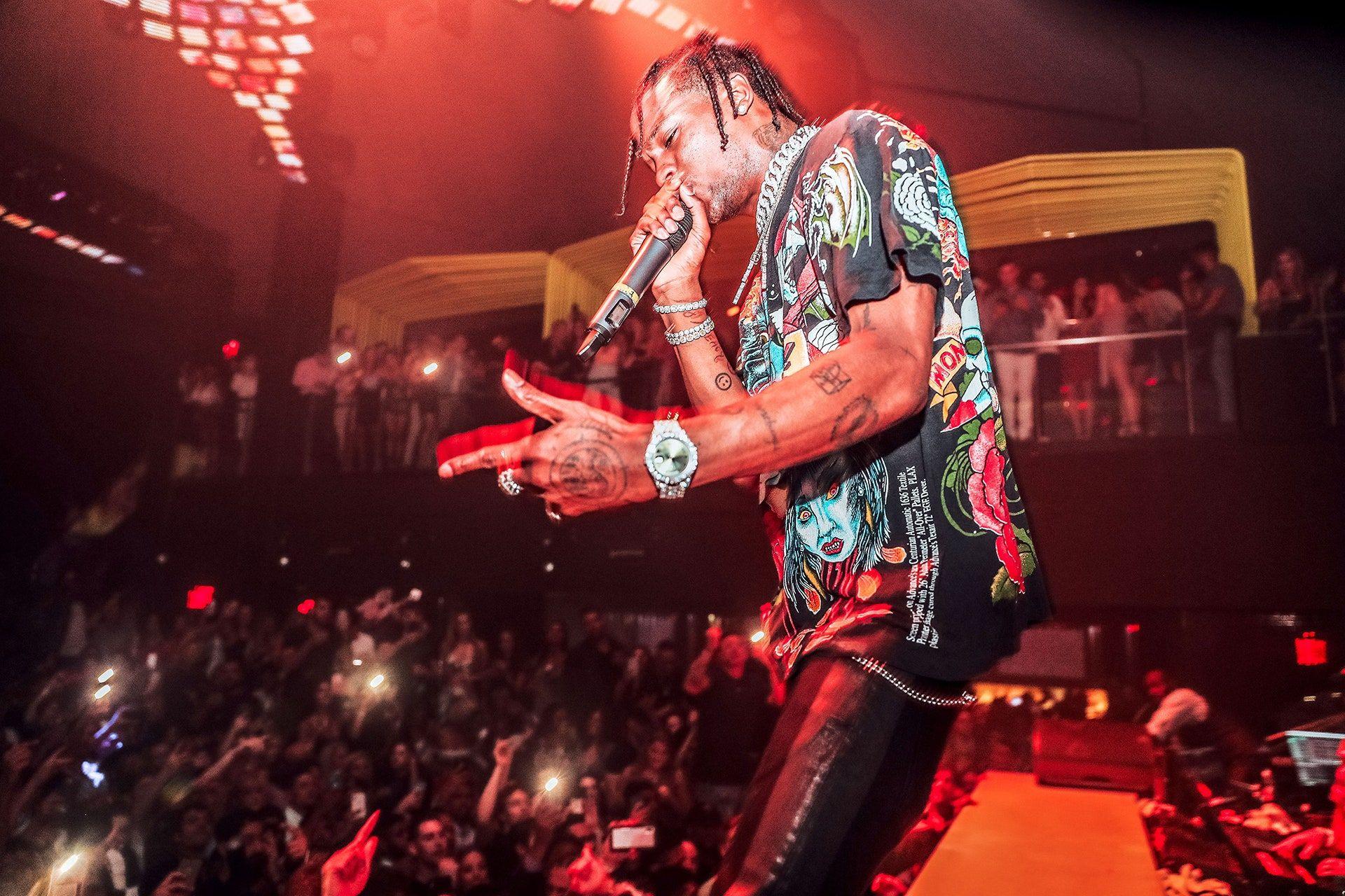 Travis Scott On Stage Wallpapers - Top Những Hình Ảnh Đẹp