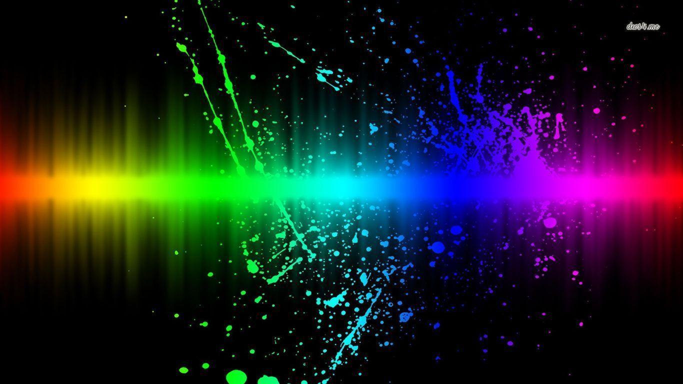 Rainbow Paint Splatter Wallpapers - Top Free Rainbow Paint Splatter ...