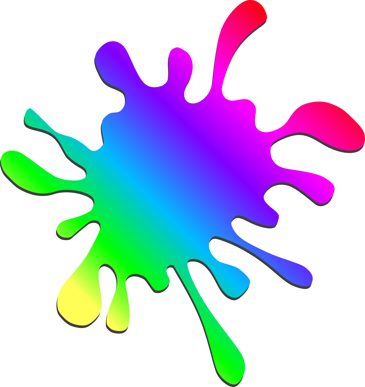 Rainbow Paint Splatter Wallpapers - Top Free Rainbow Paint Splatter ...