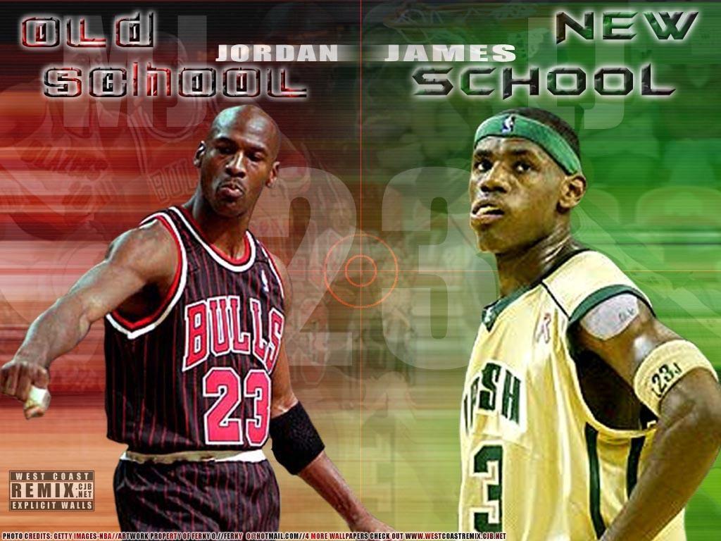 Michael Jordan and LeBron James Wallpapers - Top Free Michael Jordan ...